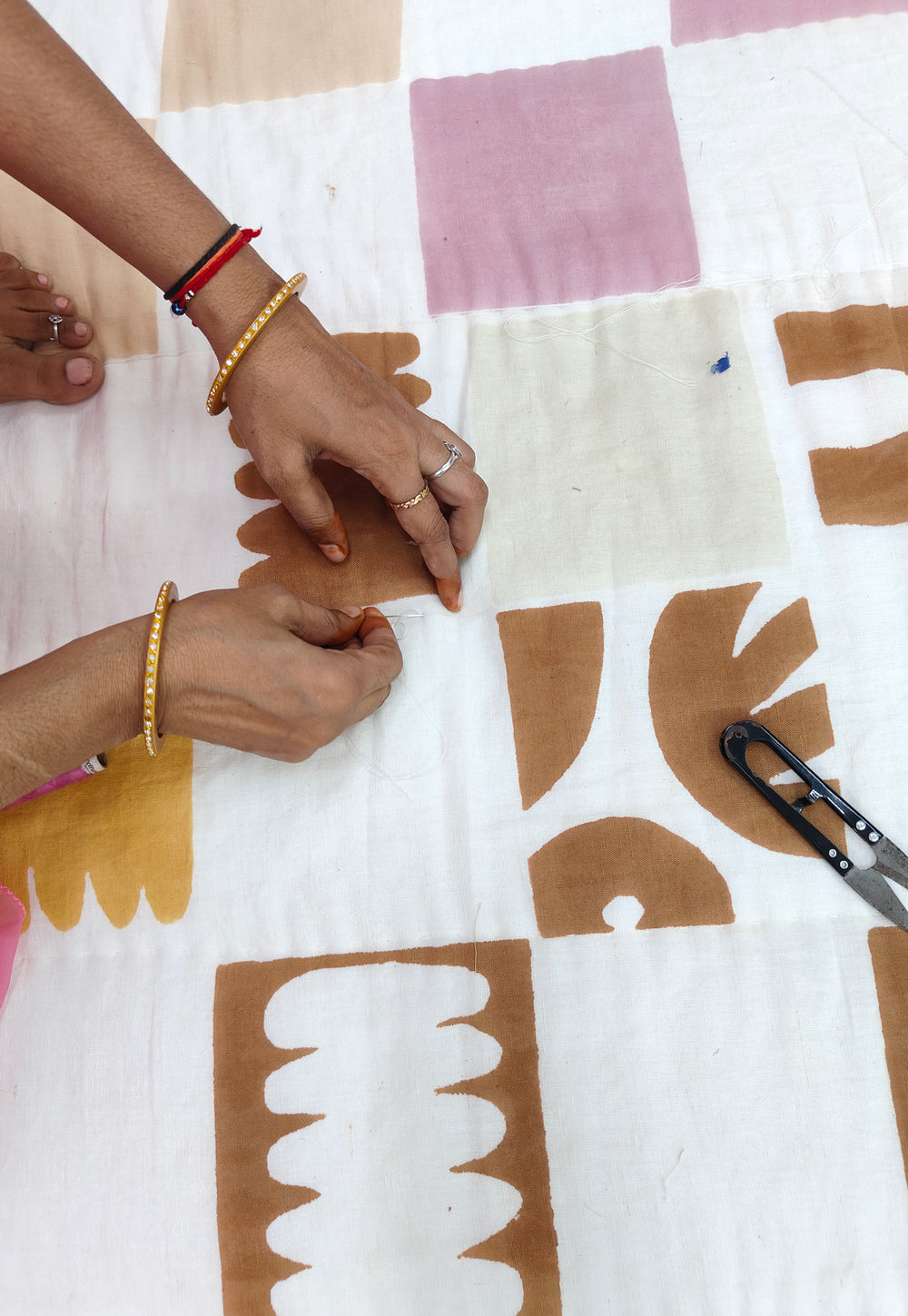Block Printing & Hand Stitching: Mehera Shaw
